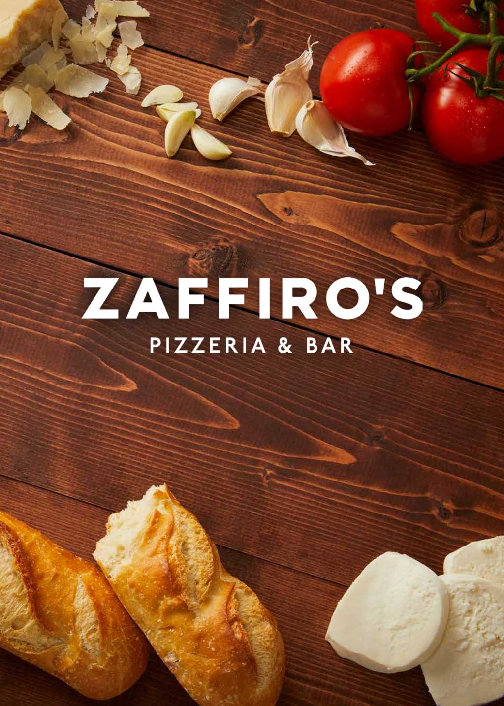 Zaffiro Pizza Company - Menu